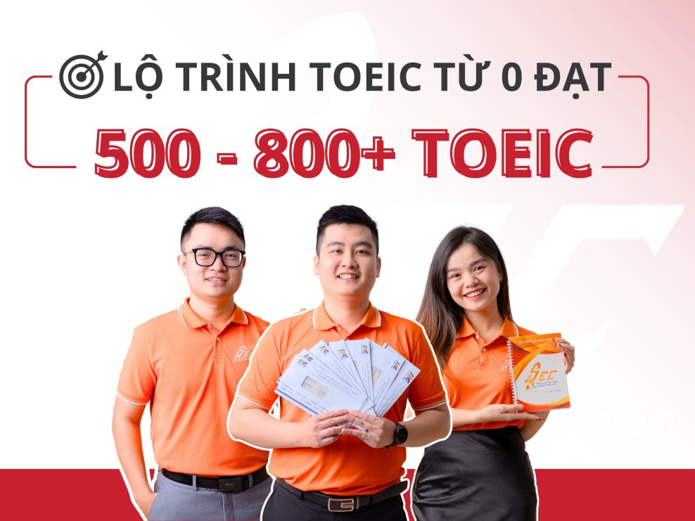Khóa Toeic 500-800+ LR